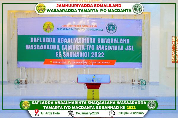 Wasaaradda Tamarta Iyo Macdanta JSL ayaa abaal marisay 17 qof oo ...